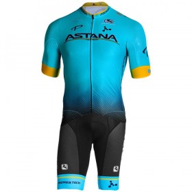 Tenue Cyclisme Astana Pro Team Cuissard Velo,Maillot Astana Pro Team